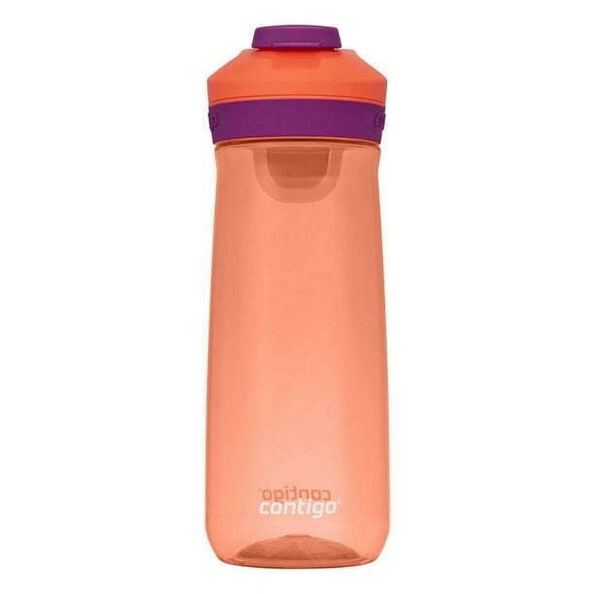 Contigo Kids Casey Water Bottle with Autoseal Kid, Coral with Grape ...