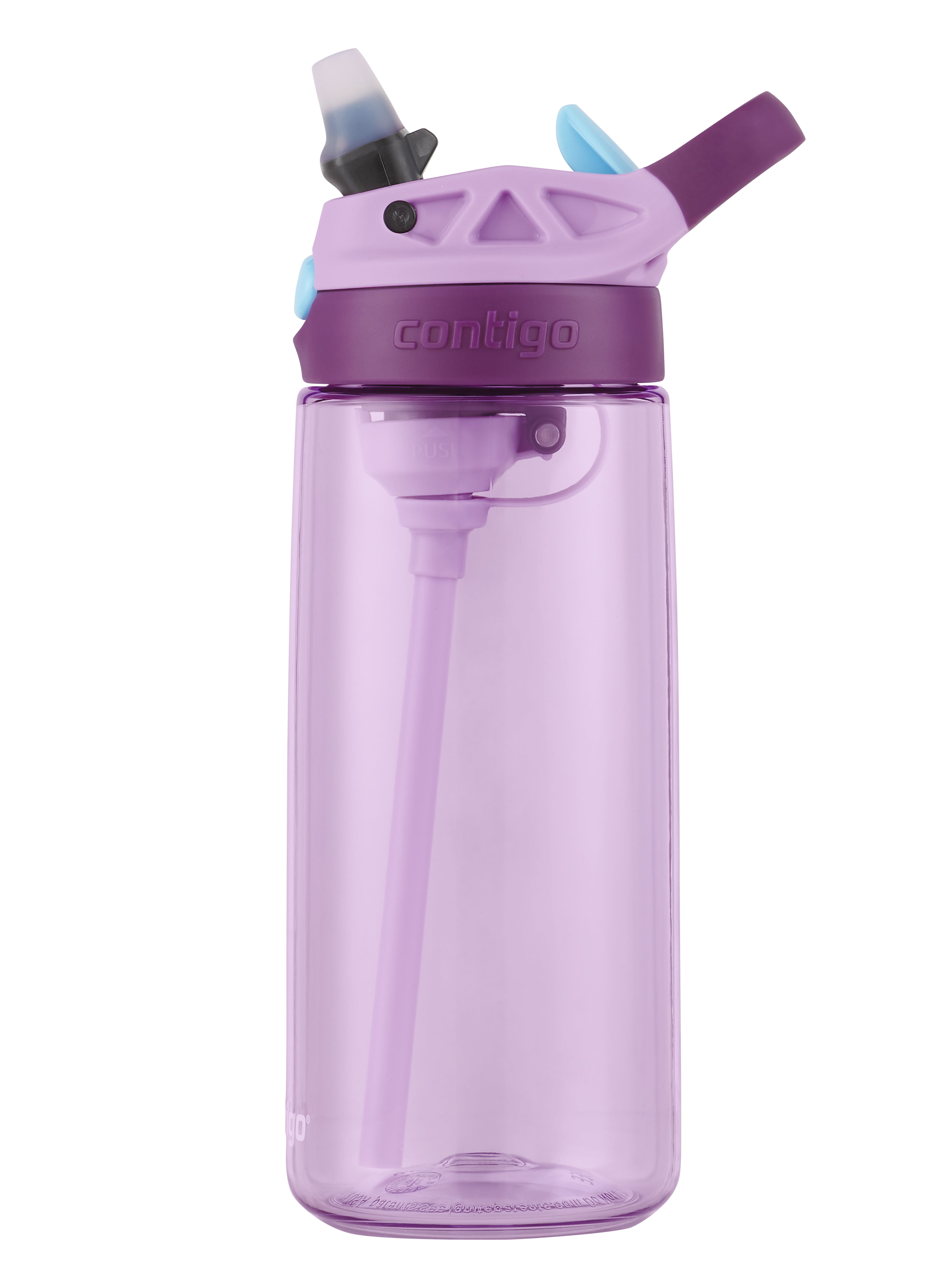 Contigo Kids Plastic Water Bottle with AUTOSPOUT Straw Lid, Lavender ...