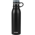 Contigo Matterhorn 20 Oz Black Stainless Steel Water Bottle, Wide Mouth ...