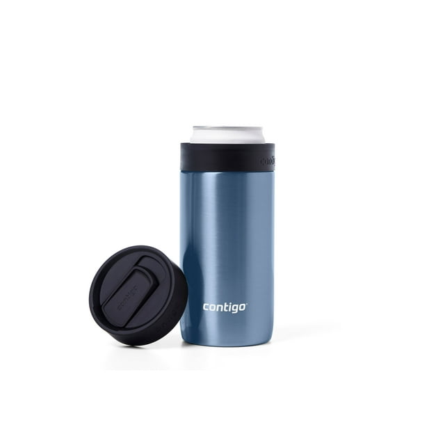 Contigo River North Stainless Steel 2-in-1 Can Cooler and Tumbler Dark ...