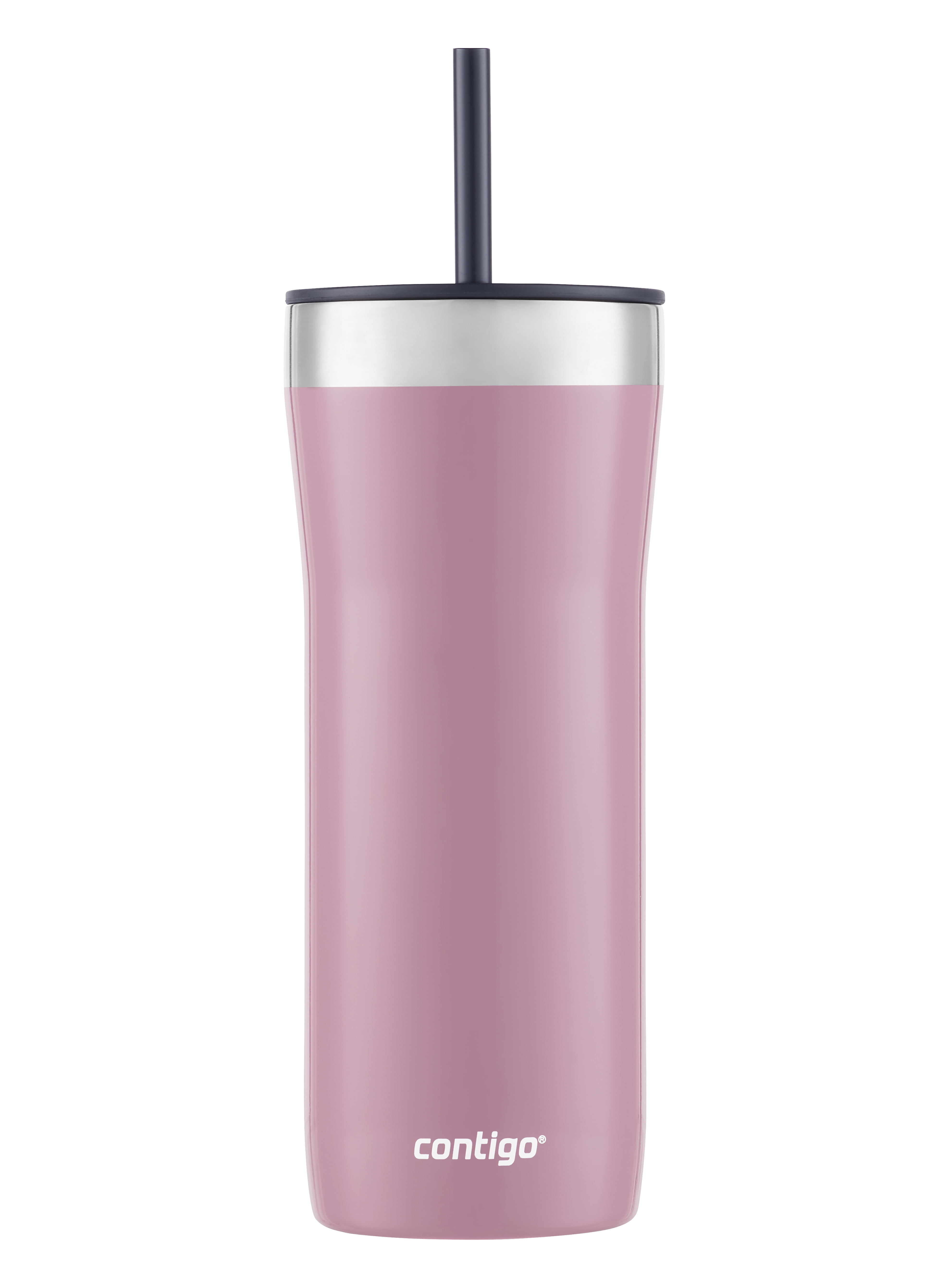 Contigo Stainless Steel Insulated Tumbler with Straw Vervain Purple 32 ...