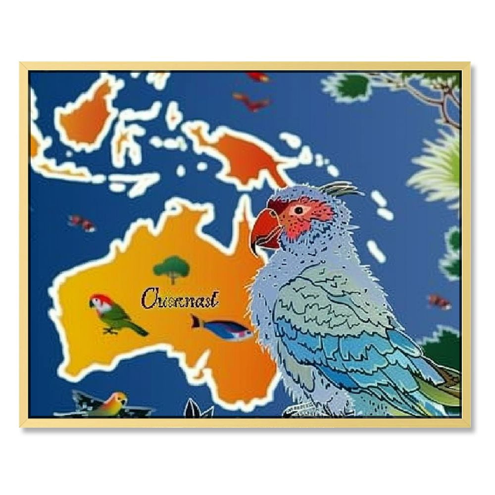 Continent Map Poster - Animal Map Print - Learning Materials Art ...