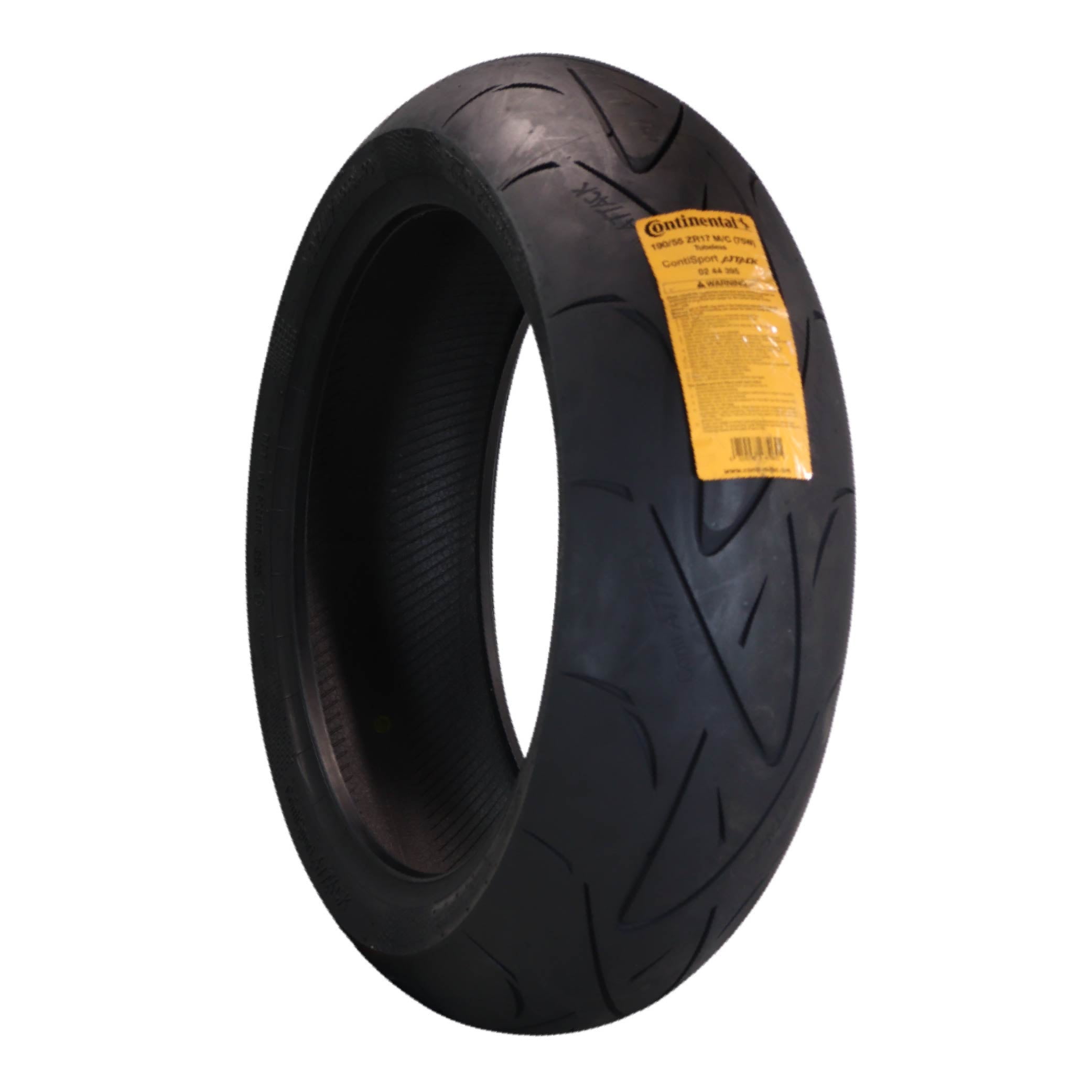 Continental 190/55ZR17 Sport Attack Radial Rear Motorcycle Sport Bike ...