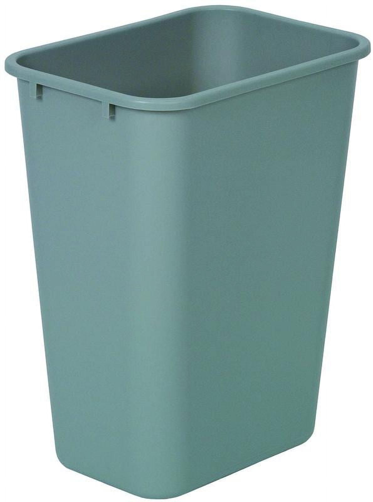 Continental 4114GY Gray Plastic Rectangular 41 Qt Wastebasket - Walmart.com