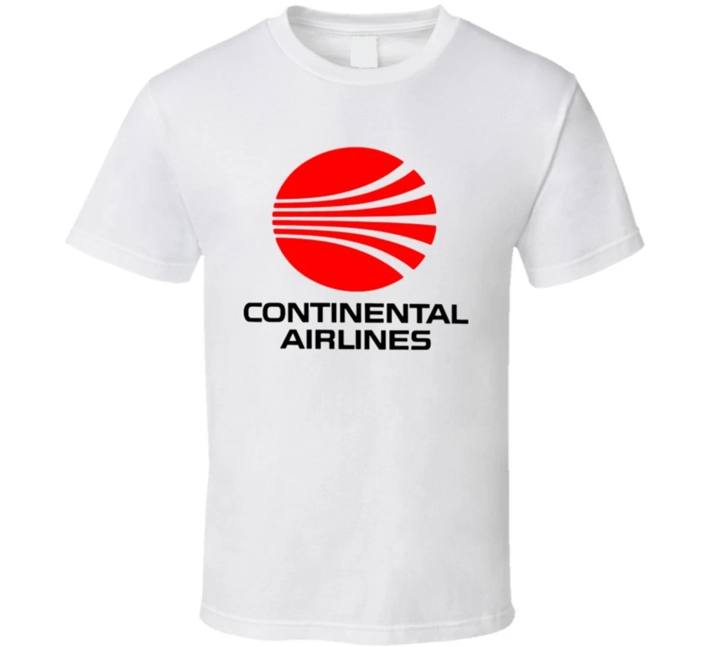 Continental Airlines Retro Defunct Airline T Shirt - Walmart.com