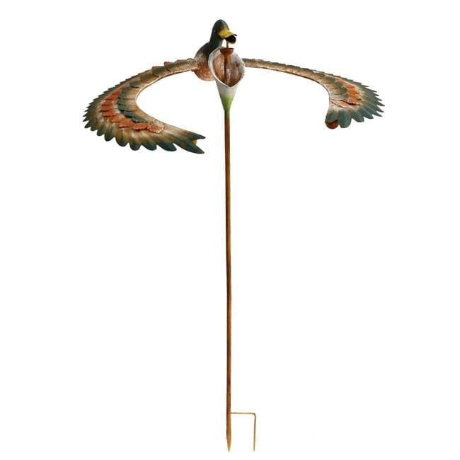 Continental Art Center 18908 Kinetic Metal Floating Flamingo Balancer ...
