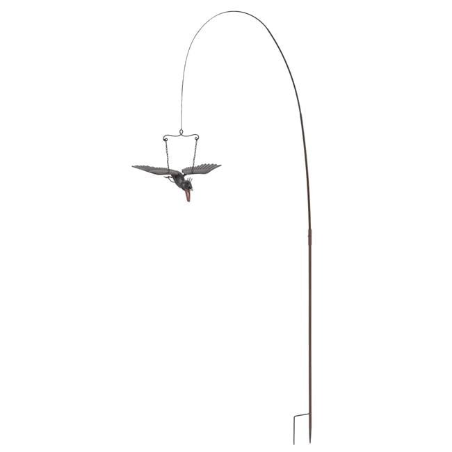 Continental Art Center 21070 Swinging Bouncing Flying Crow Rustic ...