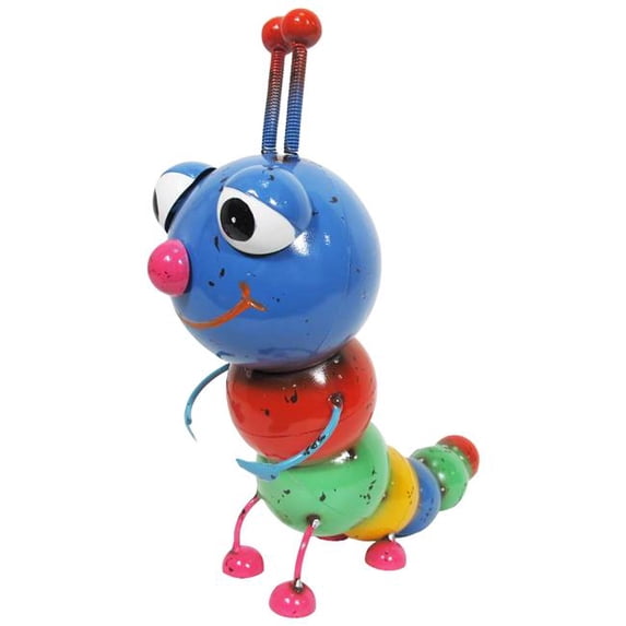 Continental Art Center Colorful Enameled Metal Standing Upright ...