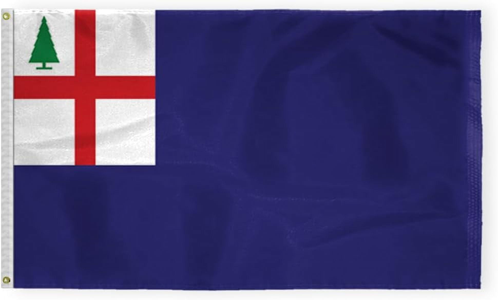 Continental Battle of Bunker Hill Revolutionary War 1775 Red Flag, 3Ply ...