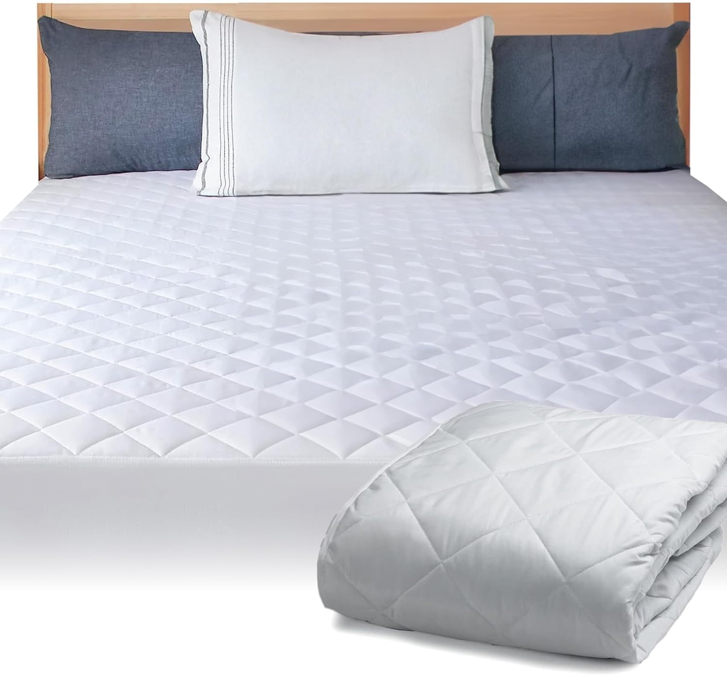Continental Bedding Mattress Pad Protector Sheets - Full XL - 18 Inches ...