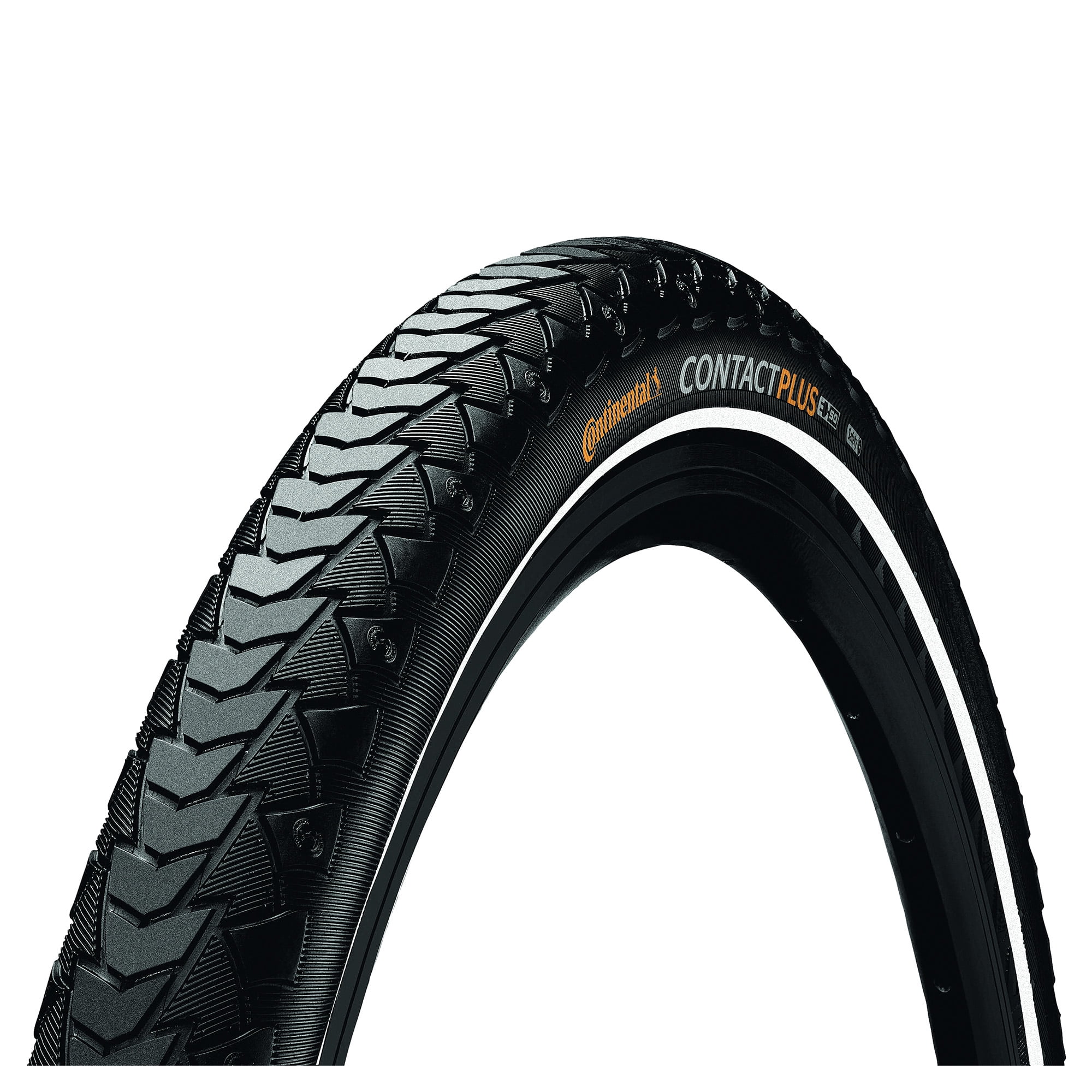 Continental Contact Plus Reflex Tyre Wire Bead Black/Black Reflex ...