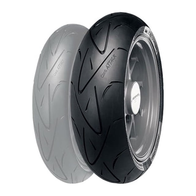 Continental Contisport Attack Hypersport Radial Rear Motorcycle Tire ...