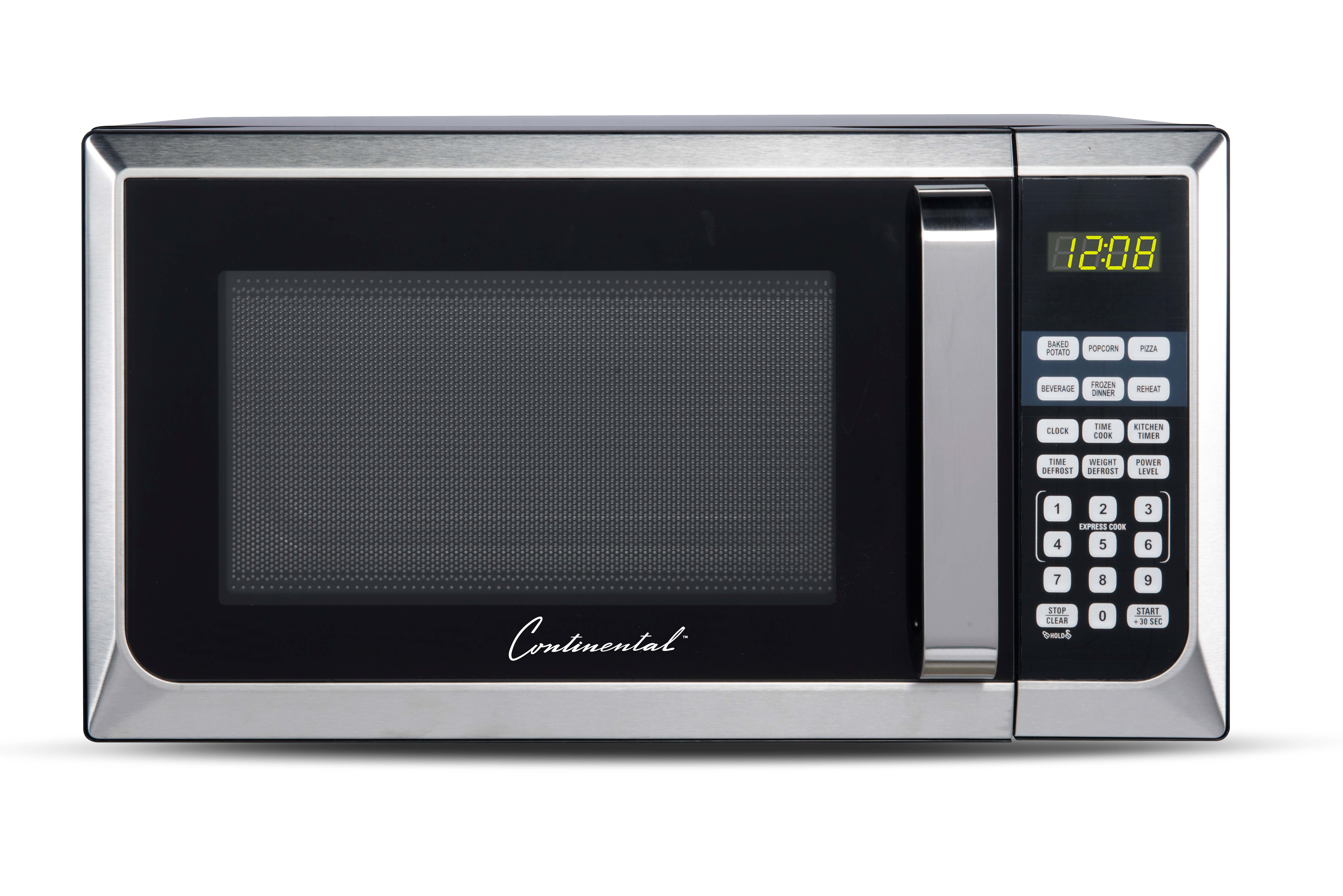 Continental Electric 0.9 cu.ft. Digital Microwave with Touchpad and ...