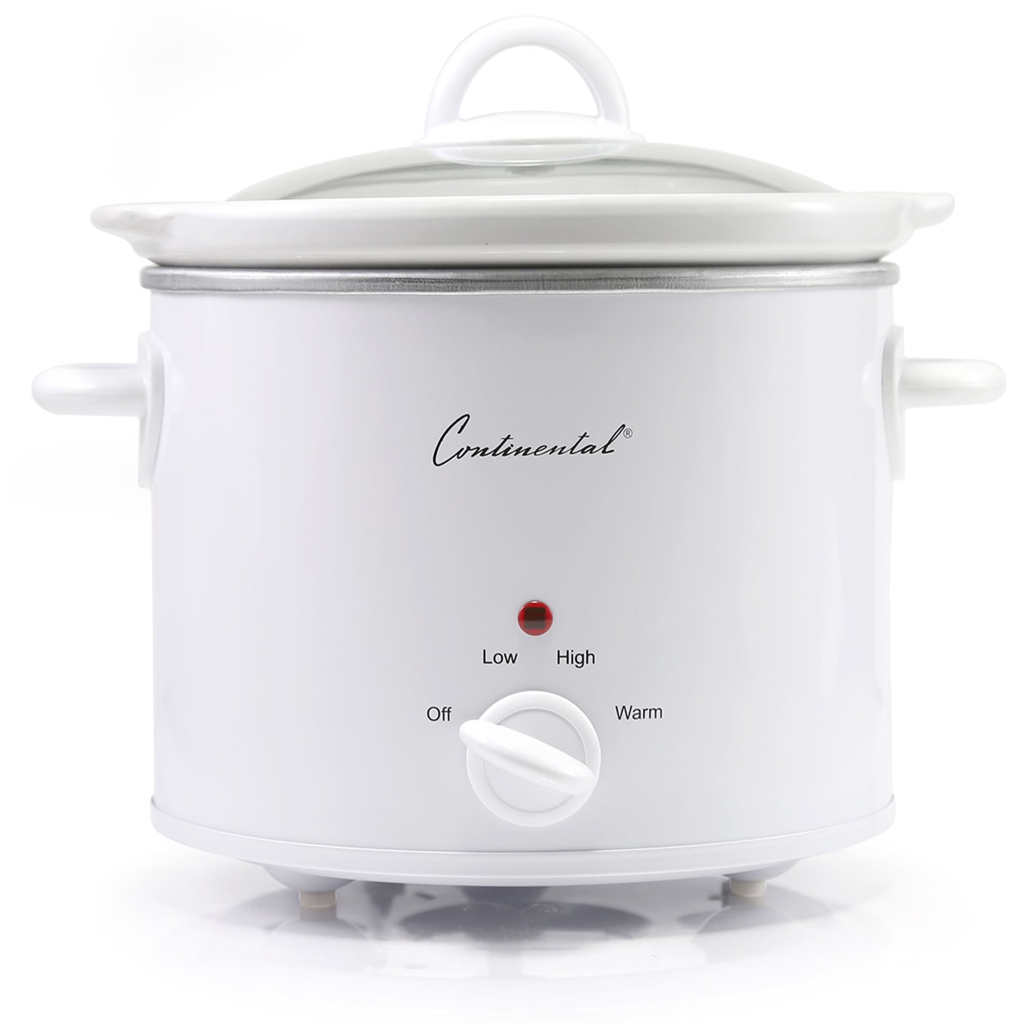 Continental Electric New 4-Quart Round Slow Cooker, 9.5 in - Walmart.com
