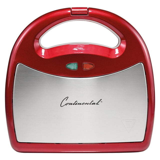 Continental Electric Sandwich Maker Metallic Red - Walmart.com