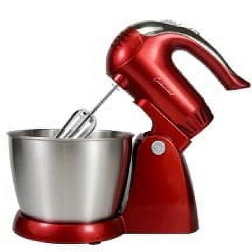 Continental Electric Stand Mixer 2.5 Lt. Metallic Red, Condition New ...
