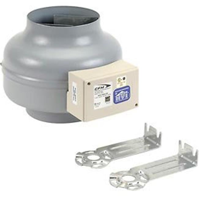 Continental Fan AXC150A-ES In-Line Duct Fan 6"" Energy Star 235 CFM ...