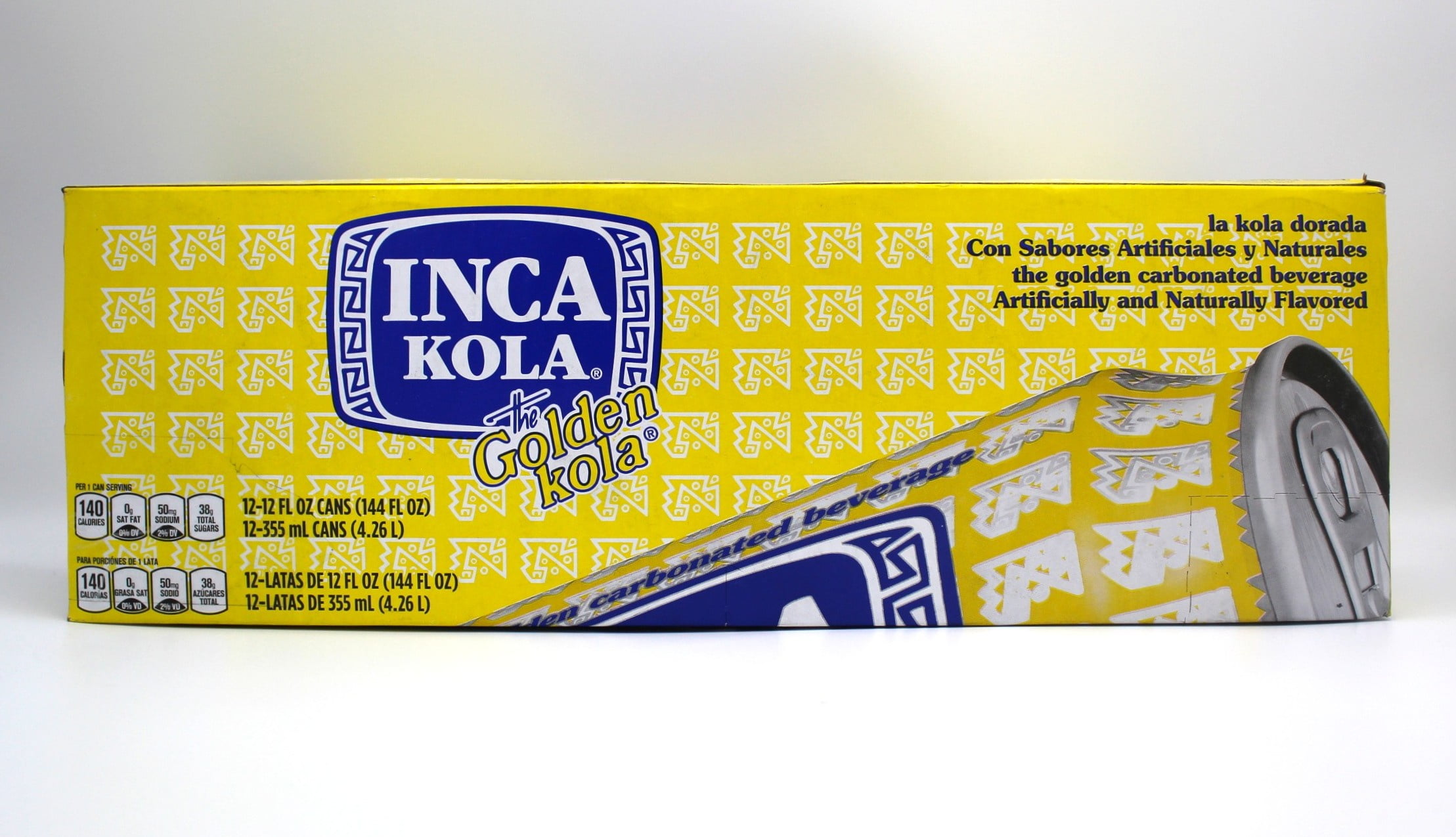Continental Food & Beverage Inca Kola, Golden Carbonated Cola, 12 Pack ...