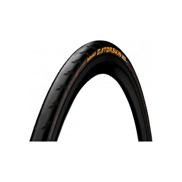 Continental Gatorskin Tire 700 x 25 Clincher Wire Black 180tpi 120psi Road Bike - Walmart.com