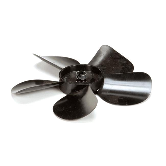Continental Refrigeration 40624 5 in. Plastic CW Black Evaporator Fan ...
