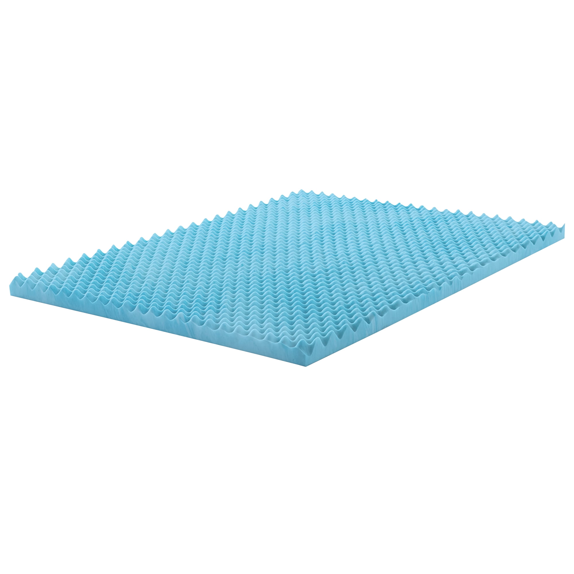 Continental Sleep 2" Convoluted Gel Memory Foam Topper, Twin - Walmart.com