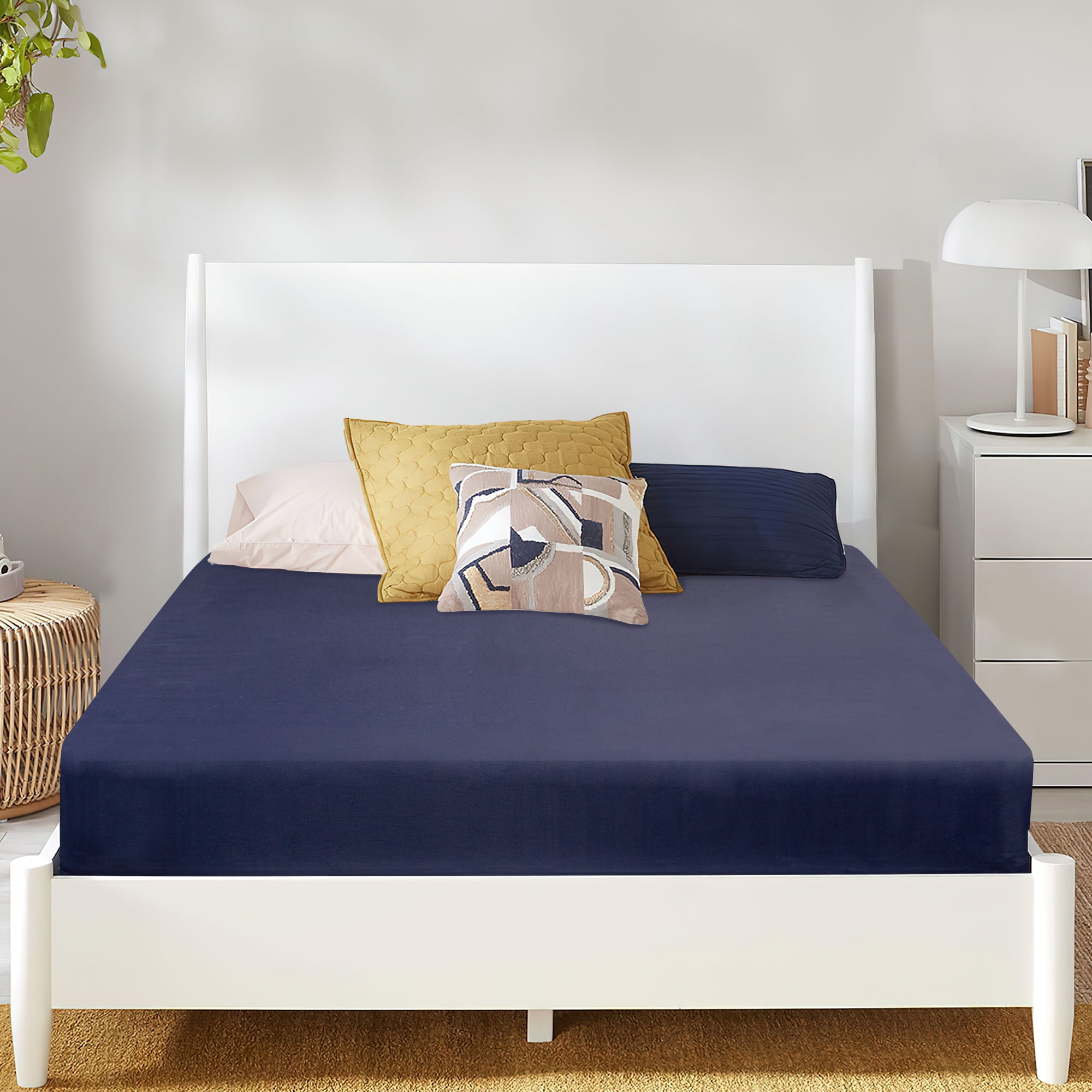 Continental Sleep, 9" Medium Firm Water-Resistance Foam Vinyl Mattress ...