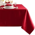 Continental Solid Texture Water Stain Wrinkle Resistant Rectangle ...