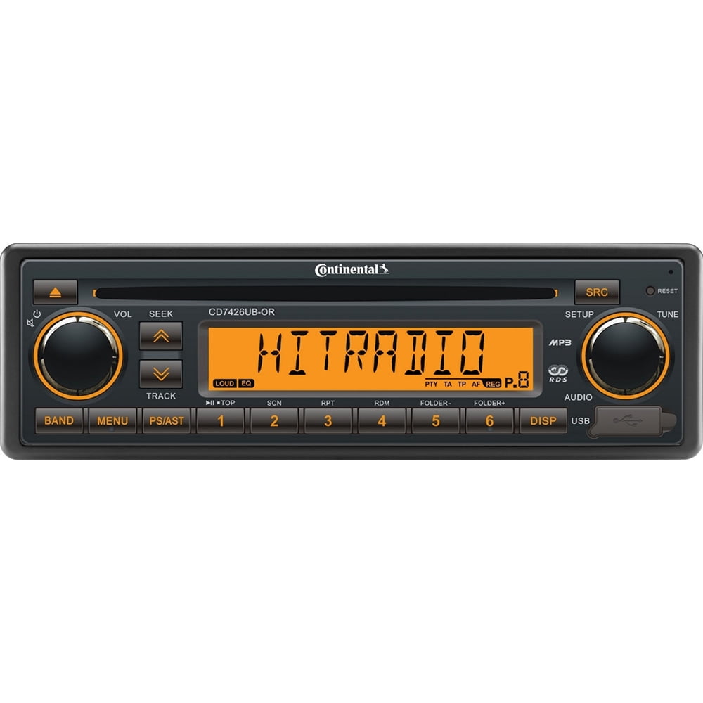 Continental Stereo w/CD/AM/FM/BT/USB - 24V - Walmart.com