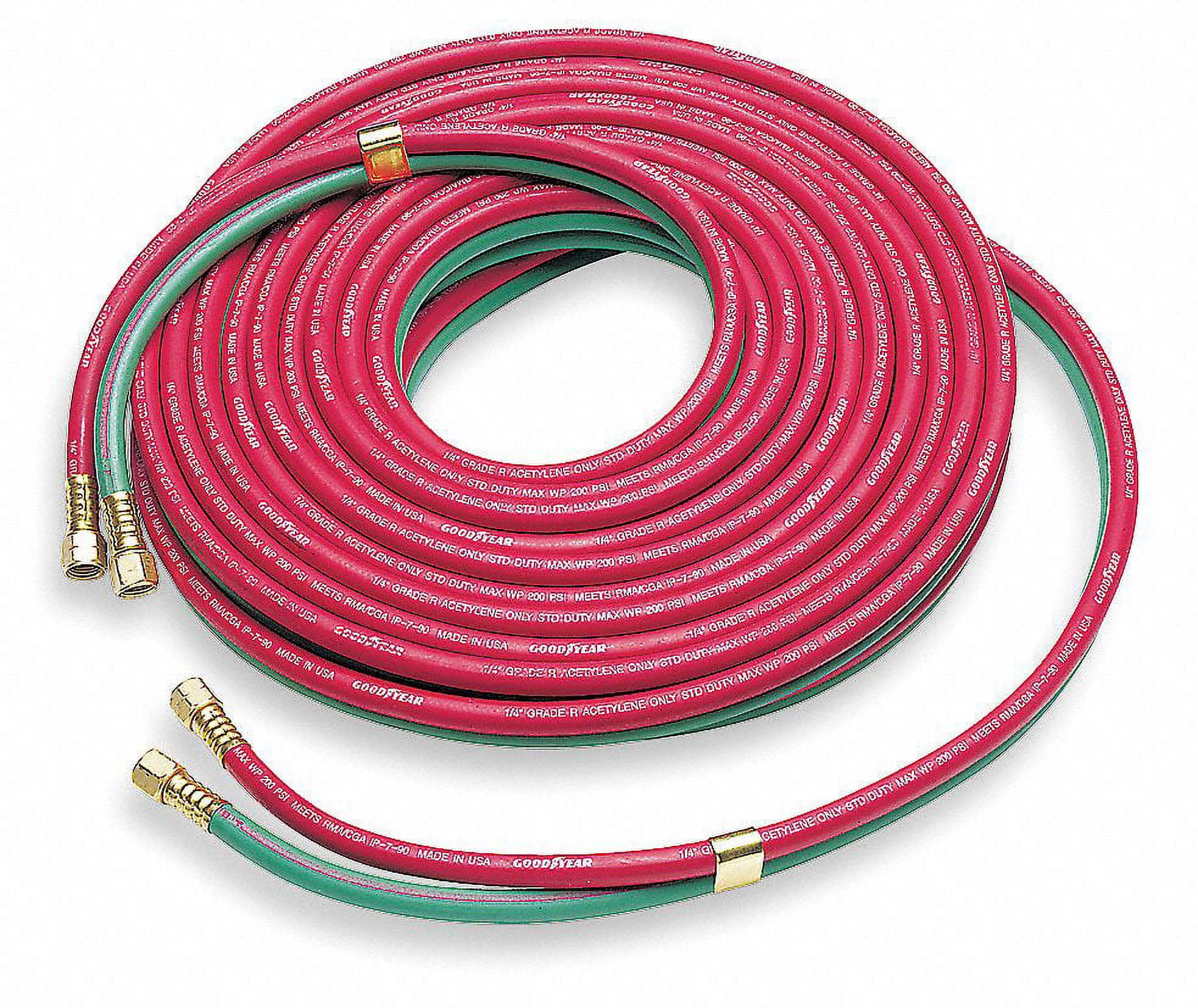 Continental Twin Line Welding Hose,1/4" ID x 50 ft. 20027466 - Walmart.com