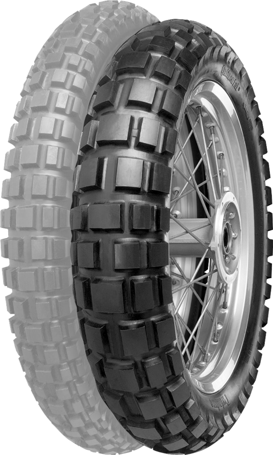 Continental Twinduro TKC80 Dual Sport Rear Motorcycle Tire 130/80-17 ...