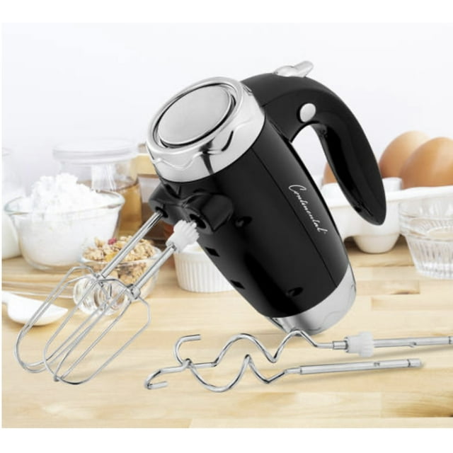 Continental Ultra Power Electric Hand Mixer with Attachments- 6-Speed ...