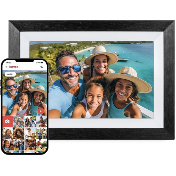 Continu.us Digital Picture Frame: WiFi Enabled with Load from Phone ...