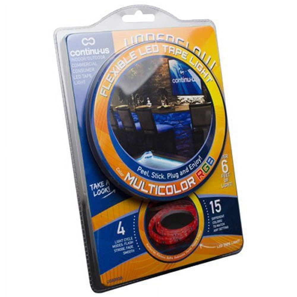 Continu-us Rgb Color Led Tape Light - Walmart.com