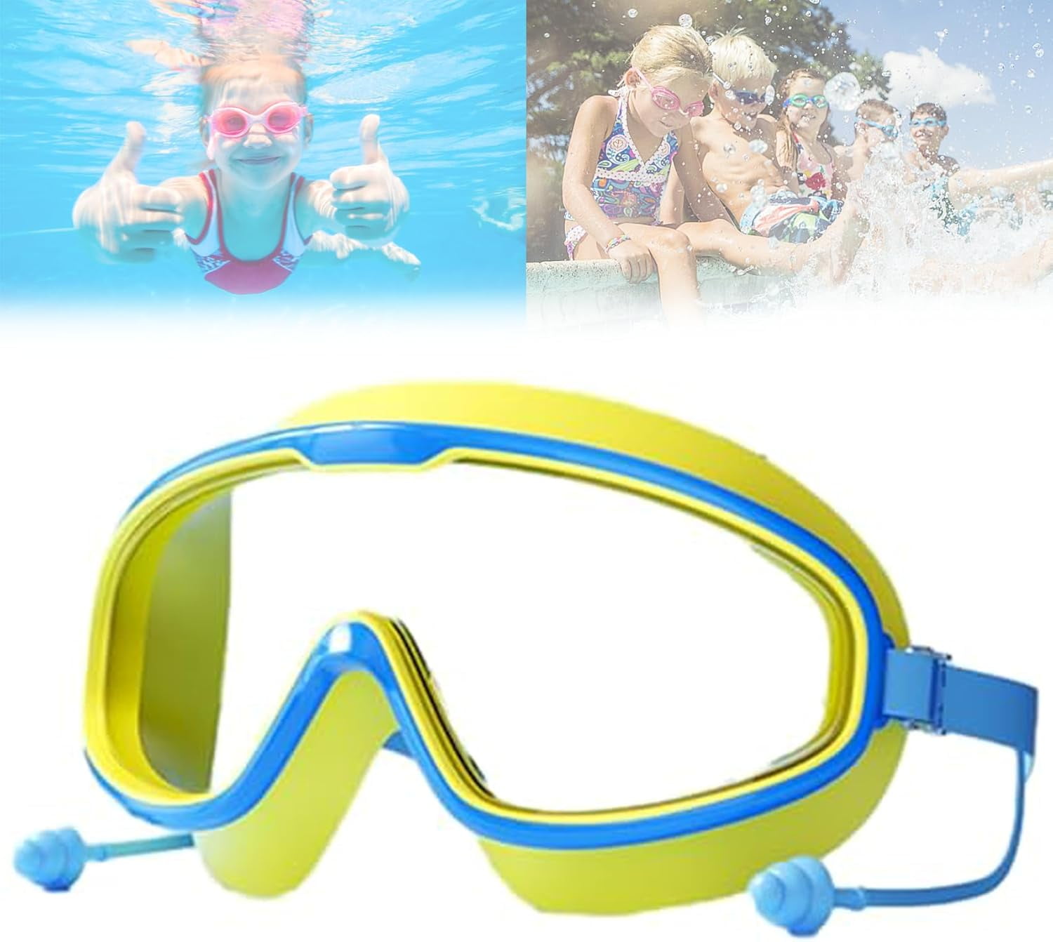 Continuoeny Goggles, 2025 NEW HD Children'S Large Frame Waterproof and ...