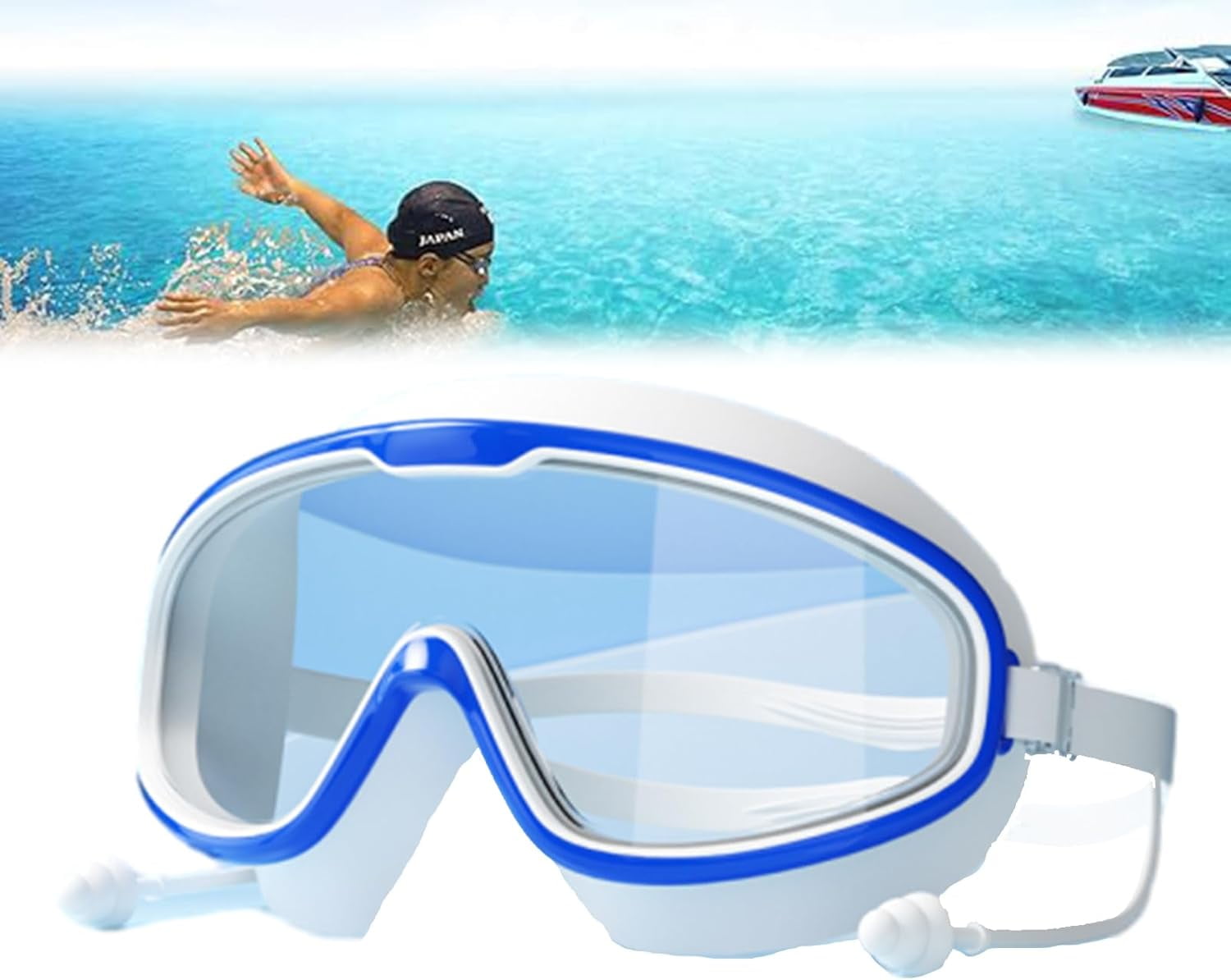 Continuoeny Goggles, HD Children's Large Frame Waterproof and Anti-Fog ...