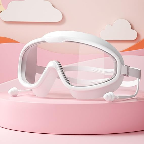 Continuoeny swim Goggles, HD Children's Large Frame Waterproof and Anti ...