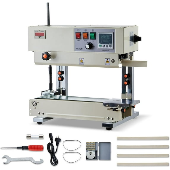 Continuous Bag Band Sealing Machine, 0.24-0.47 in Seal Width, Vertical ...