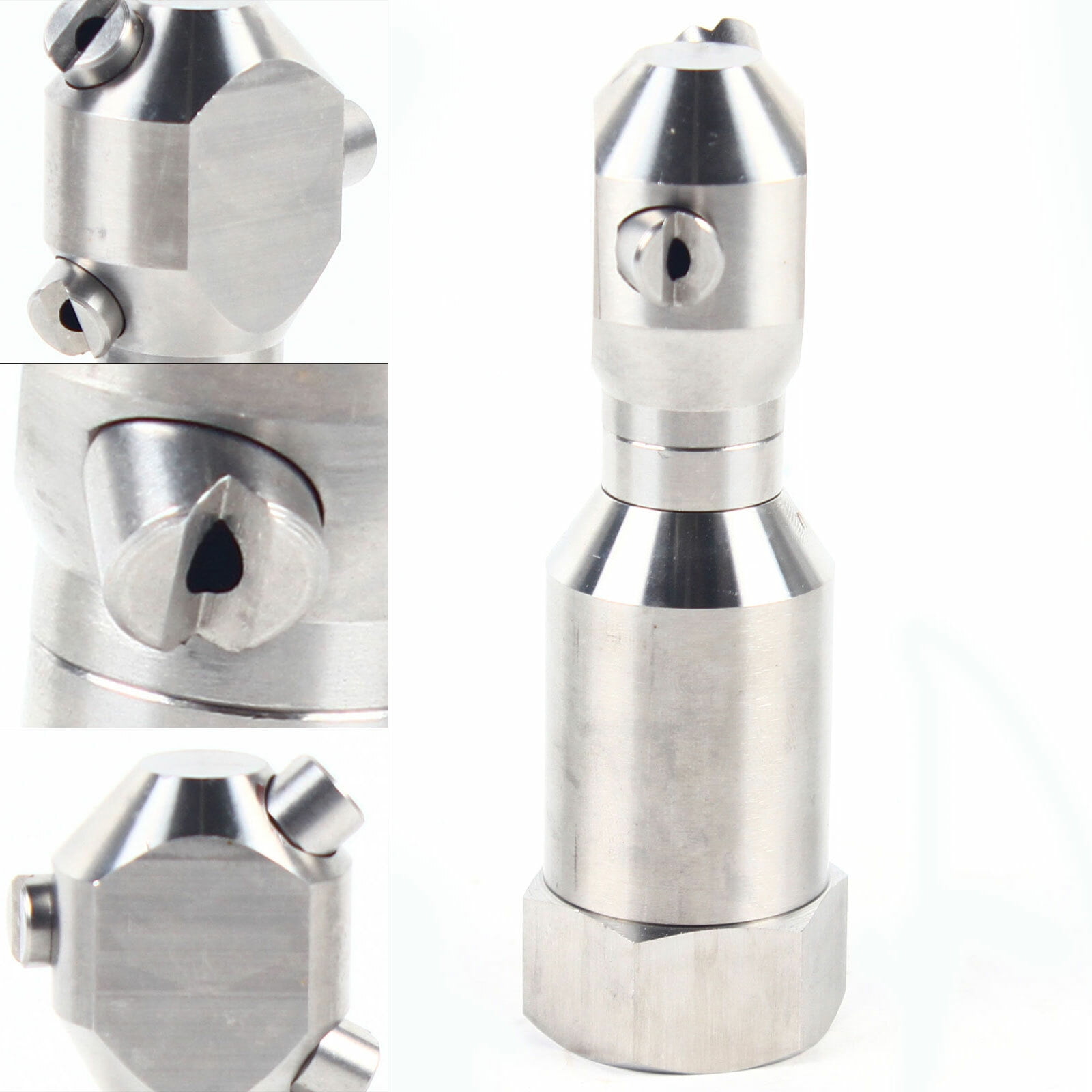 Continuous Cleaning Jetting Nozzle Rotary Spinning Drain Sewer Jetter ...