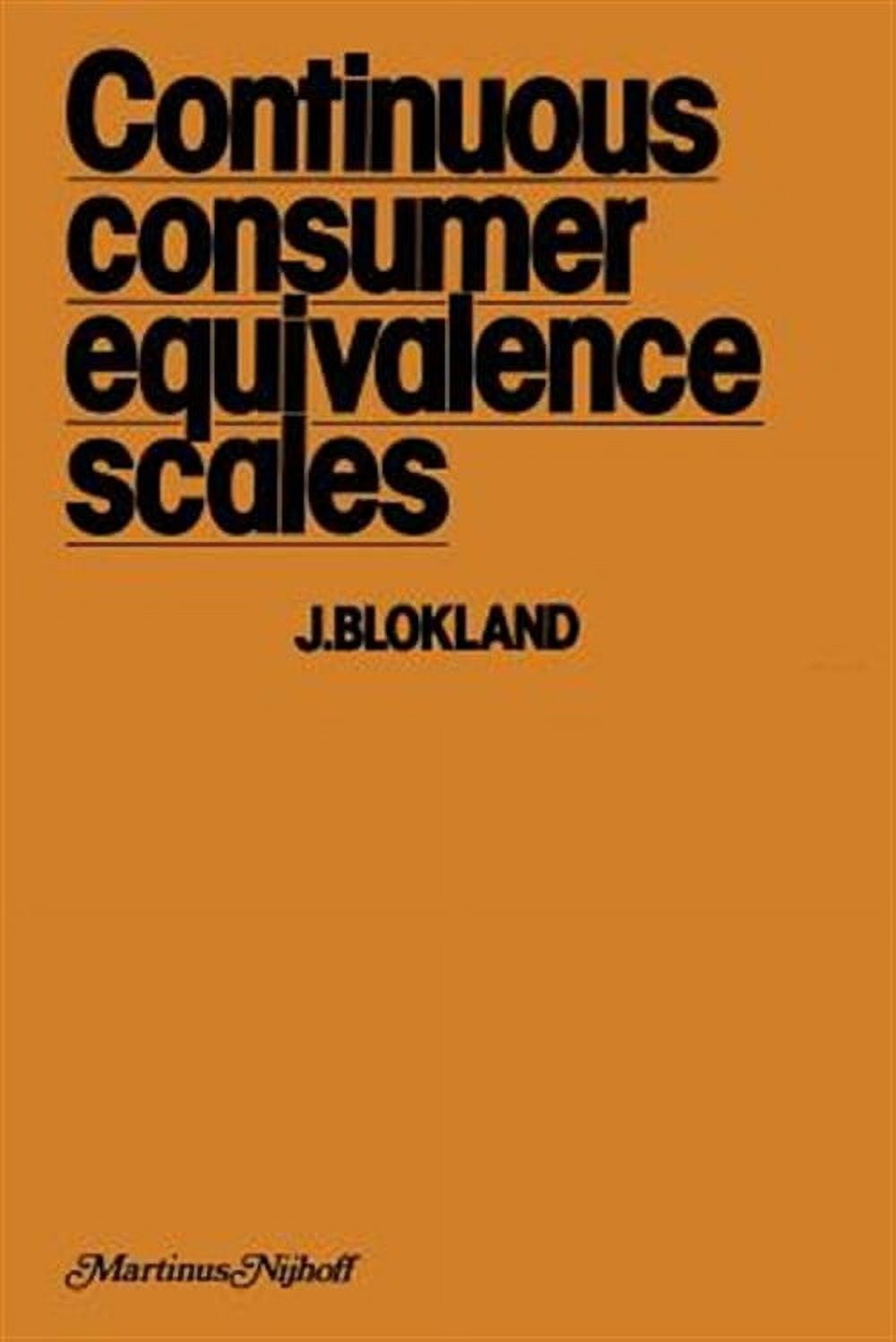 Continuous Consumer Equivalence Scales: Item-Specific Effects of Age ...