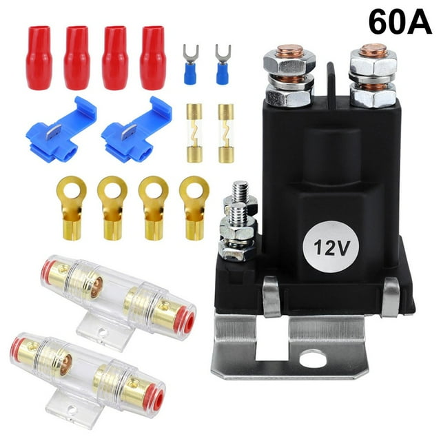 Continuous Duty Solenoid High Current Battery Isolator Relay 12V ...