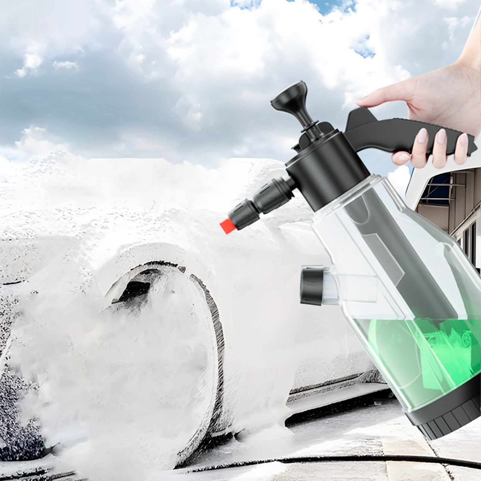 Continuous Hand Pump Sprayer, 2L Capacity, Durable Plastic Construction ...