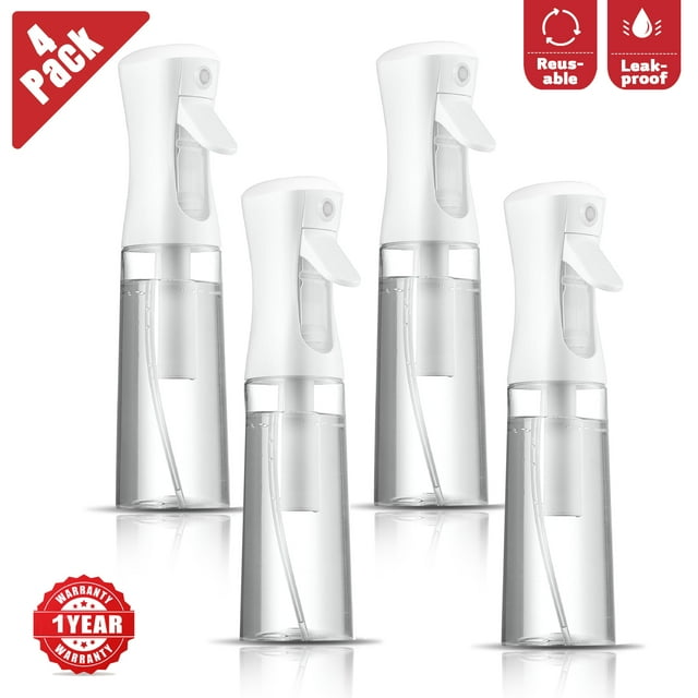 Continuous Mist Spray Bottle for Hair, Cleaning, Plants, Skin Care ...