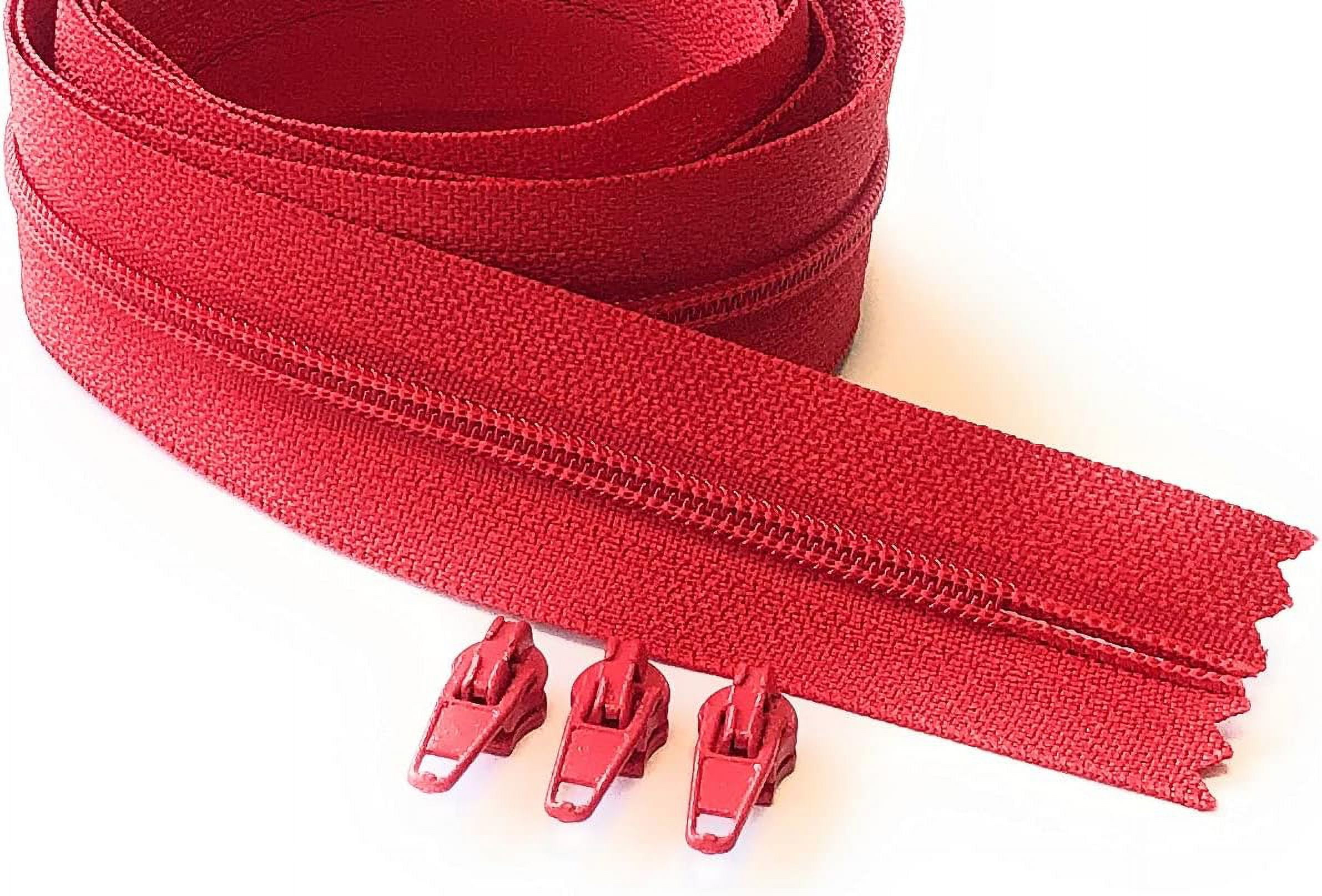 Continuous Nylon no.3 Zip with Sliders Chain Zipper on Roll with 3 ...