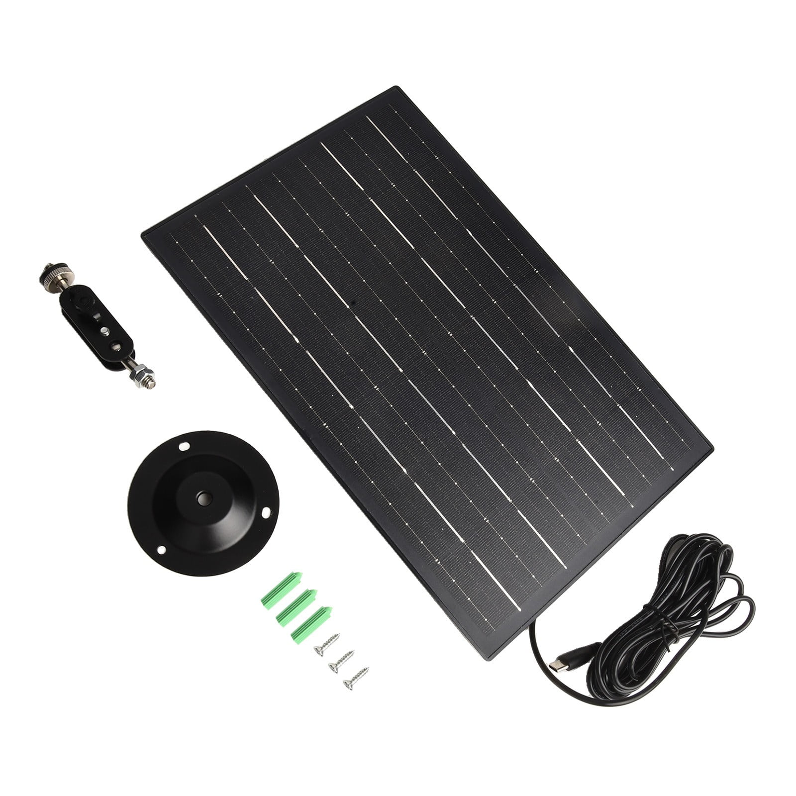 Continuous Power Supply 10W Solar Camera Charger With Type C Solar ...