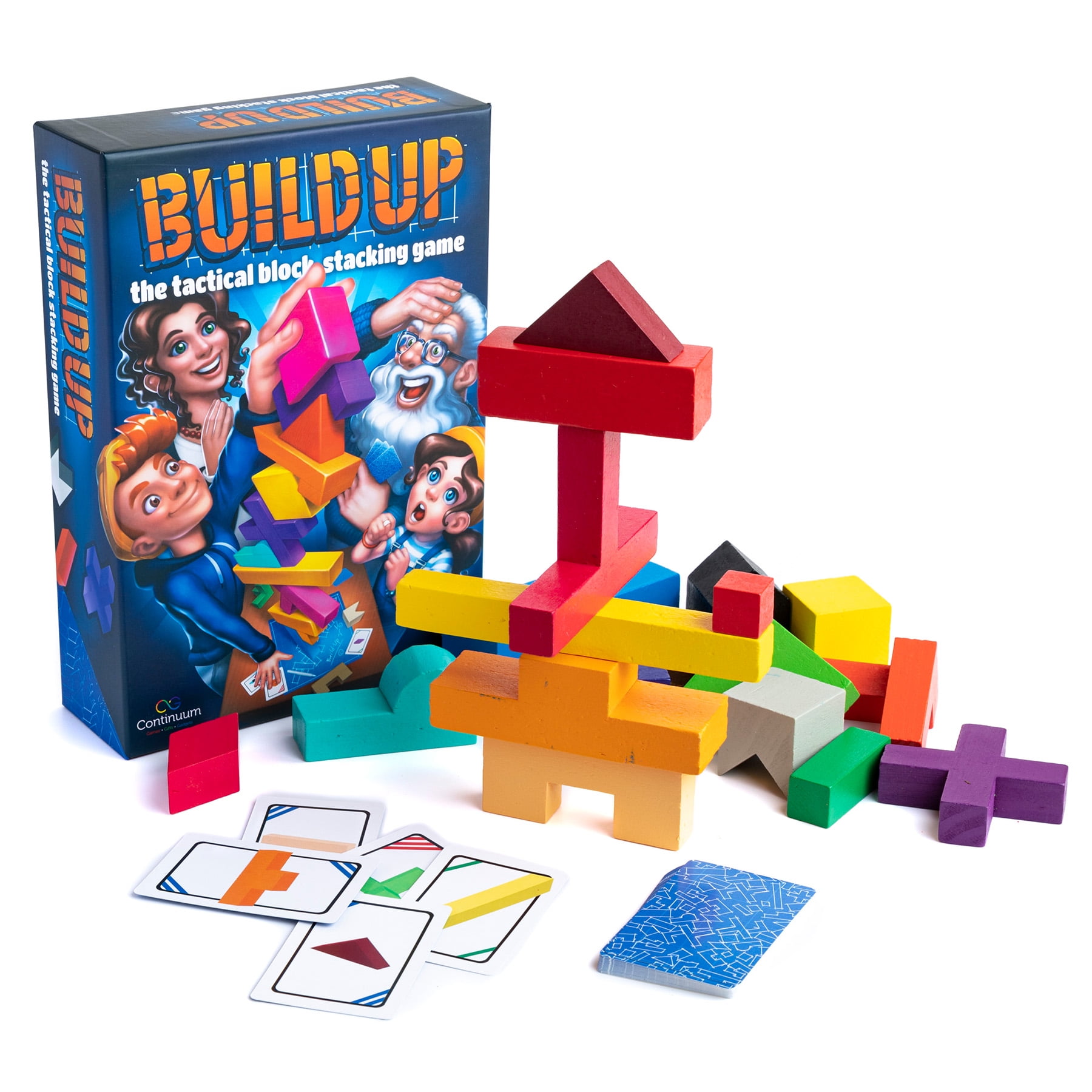 Continuum Games Build Up Block Stacking Game - Walmart.com