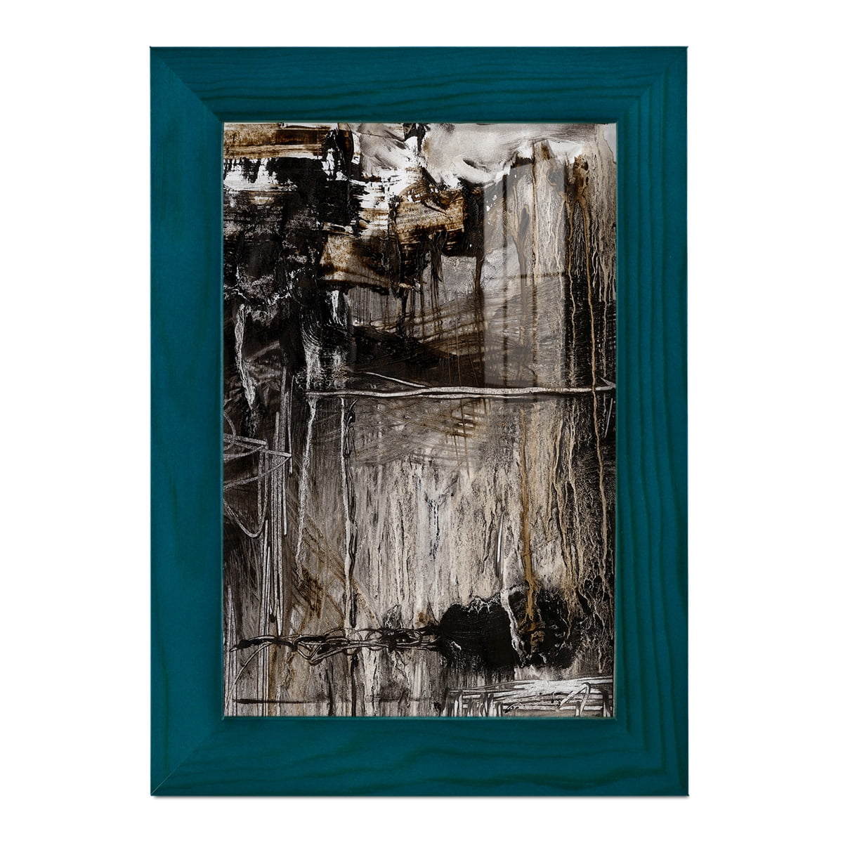 Continuum II -Framed Print w/glass-Ocean Blue - Walmart.com