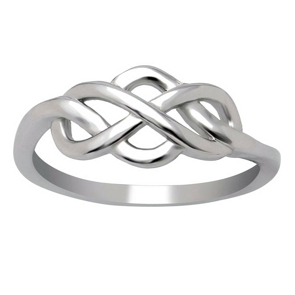 Continuum Infinity Ring for Women 925 Sterling Silver Ginger Lyne ...