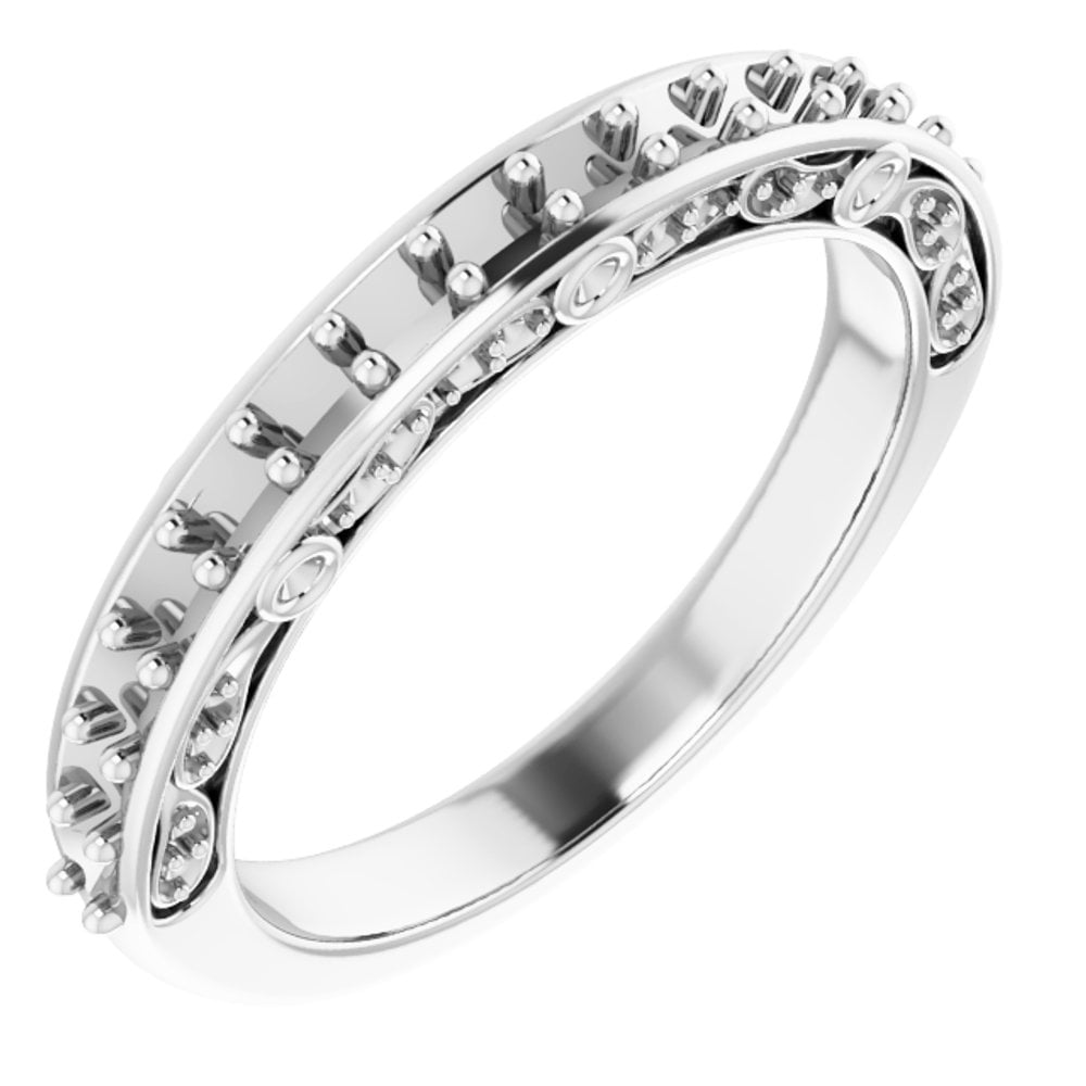 Continuum Sterling Silver Bridal Wedding Engagement Anniversary Band Ring Fine Jewelry For Women ...