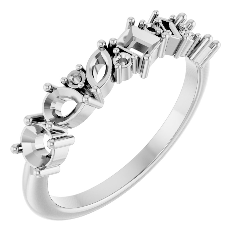 Continuum Sterling Silver Bridal Wedding Engagement Anniversary ...