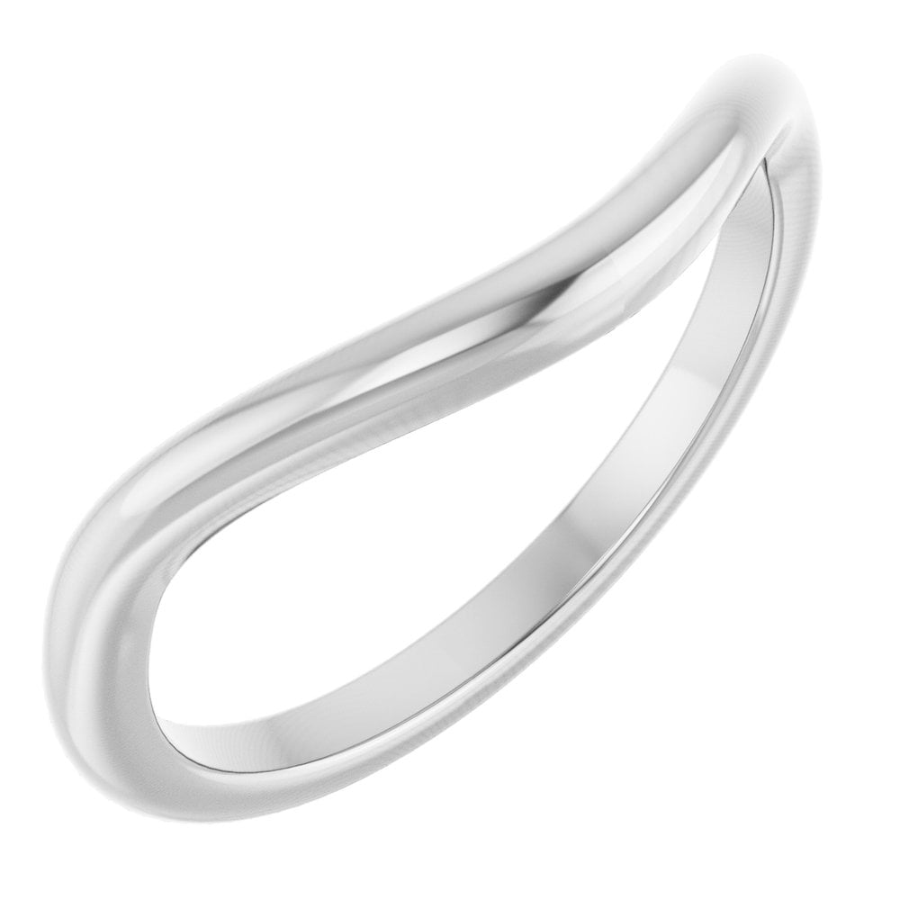 Continuum Sterling Silver Contour Bridal Wedding Engagement Anniversary ...